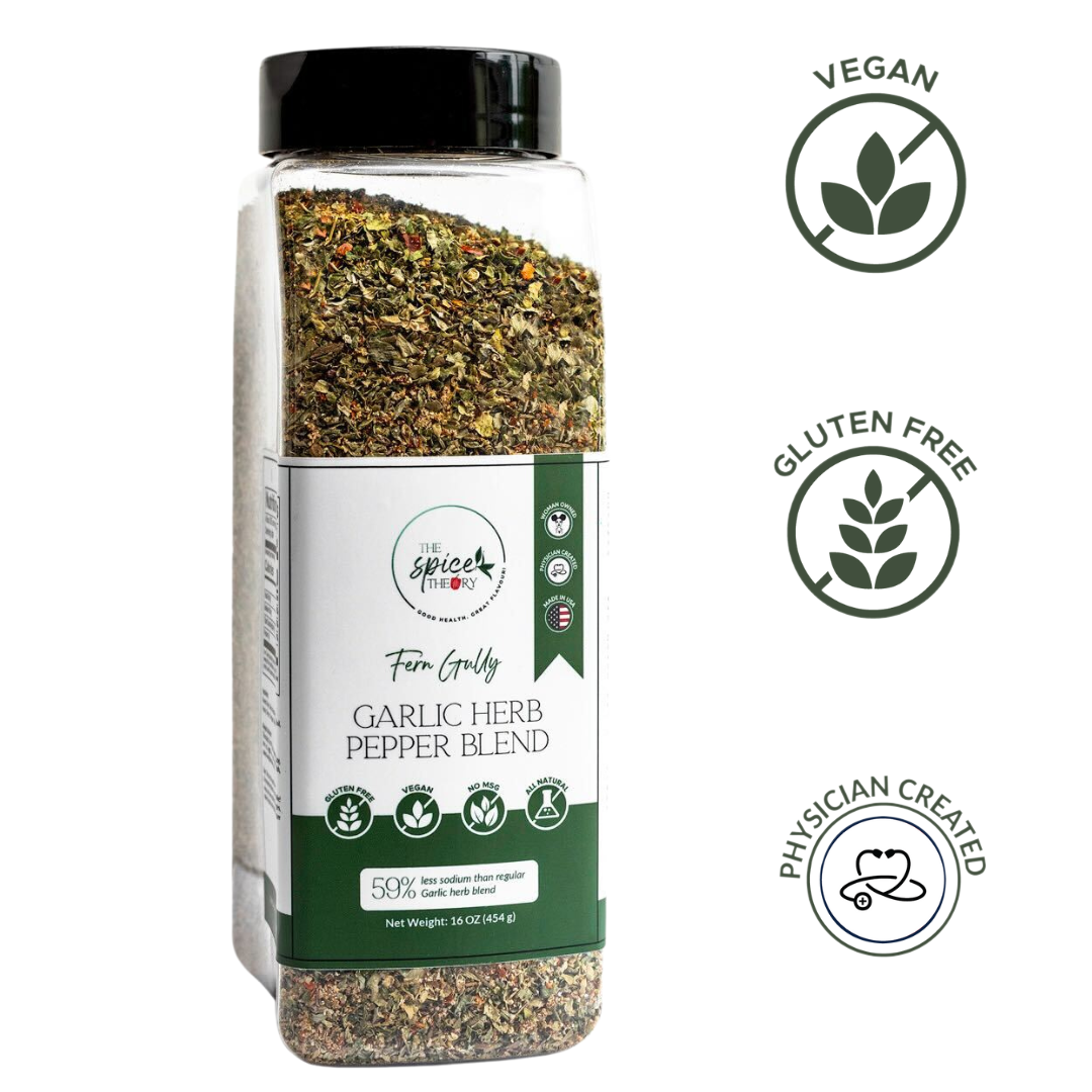 Large “Fern Gully” Garlic Herb Pepper Blend